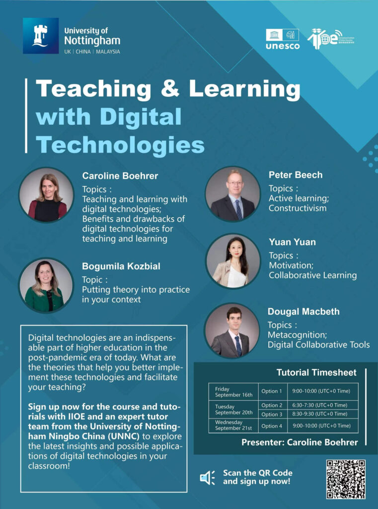 [IIOE Course & Tutorial] Explore ‘Teaching & Learning with Digital ...
